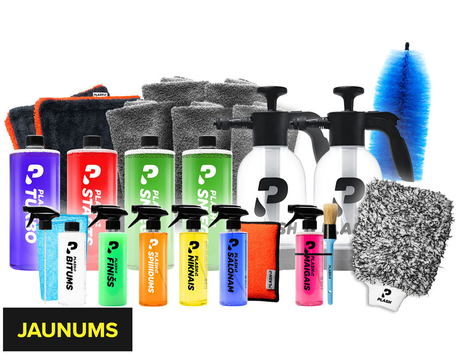 Auto kopšanas līdzekļi un aksesuāri – PLASH